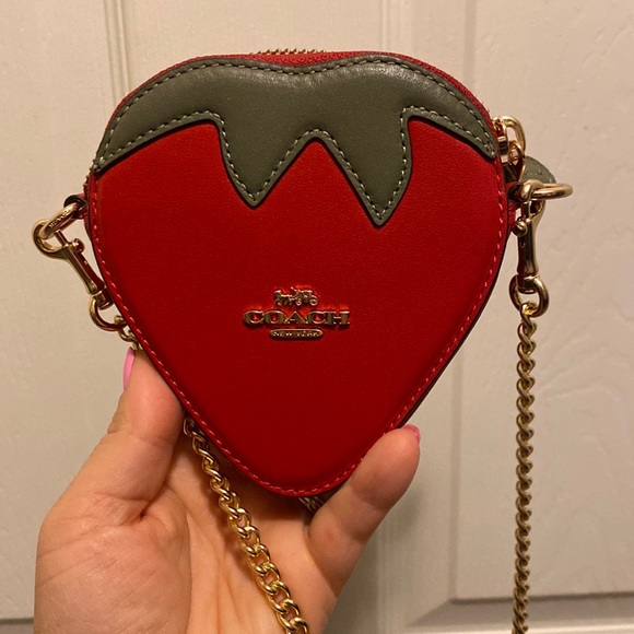 Coach | Bags | Nwt Coach Strawberry Crossbody | Poshmark